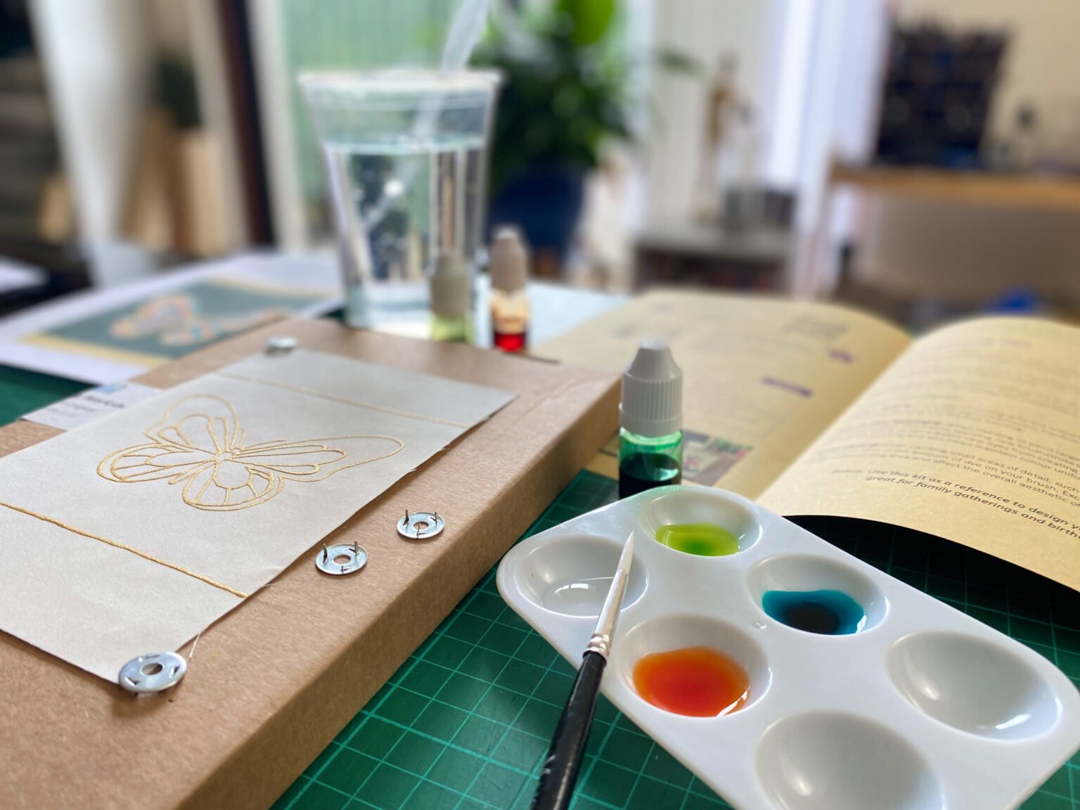 Beginner’s Silk Painting Workshop Kit No.1 – Complete Set with Video ...