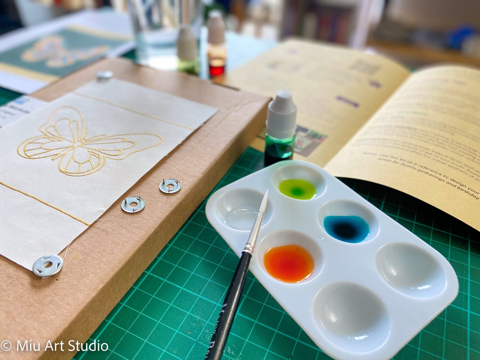 Beginner’s Silk Painting Workshop Kit No.1 – Complete Set with Video ...